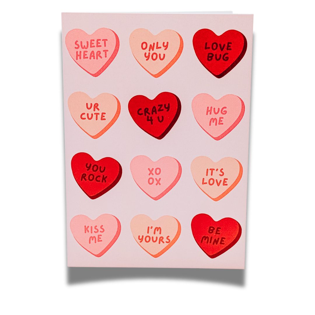 "I Love You Heart's" Greeting Card – The Goodie Box